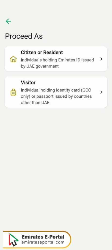 Emirates ID Card Registration Online