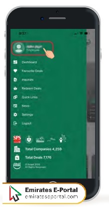 Esaad Card Registration - Emirates E-Portal
