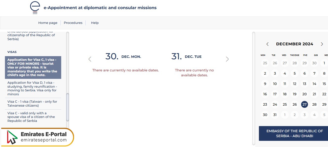 How to apply for Serbia Visa for UAE Residents? - Emirates E-Portal