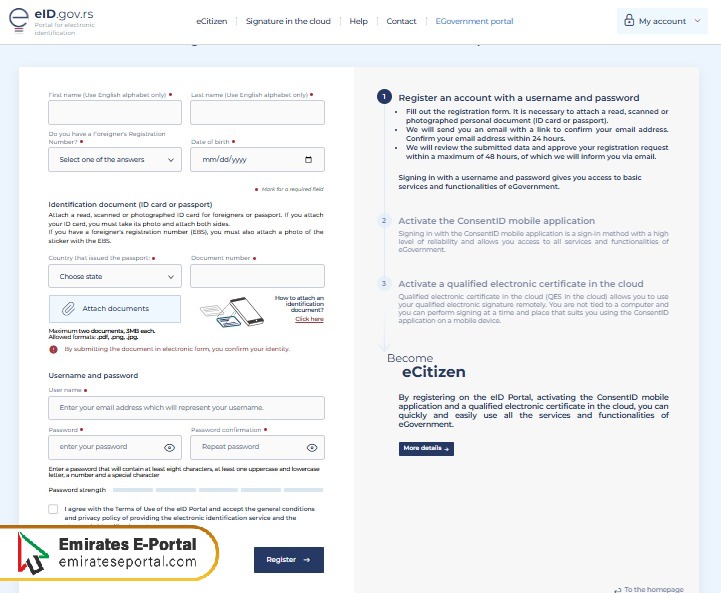 How to apply for Serbia Visa for UAE Residents? - Emirates E-Portal
