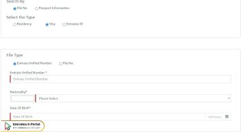 ICA Smart Services Visa Validity Check - Emirates E-Portal