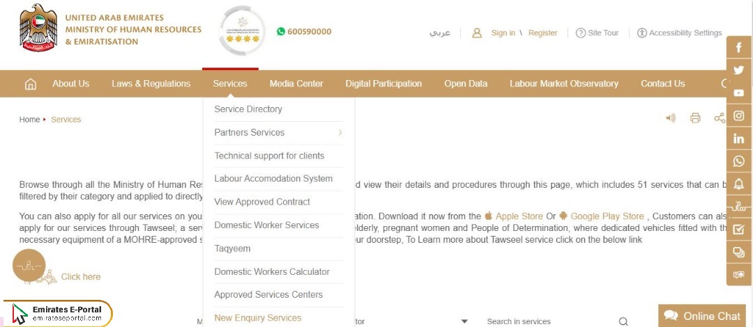 How to Check Labour Card Fine? - Emirates E-Portal