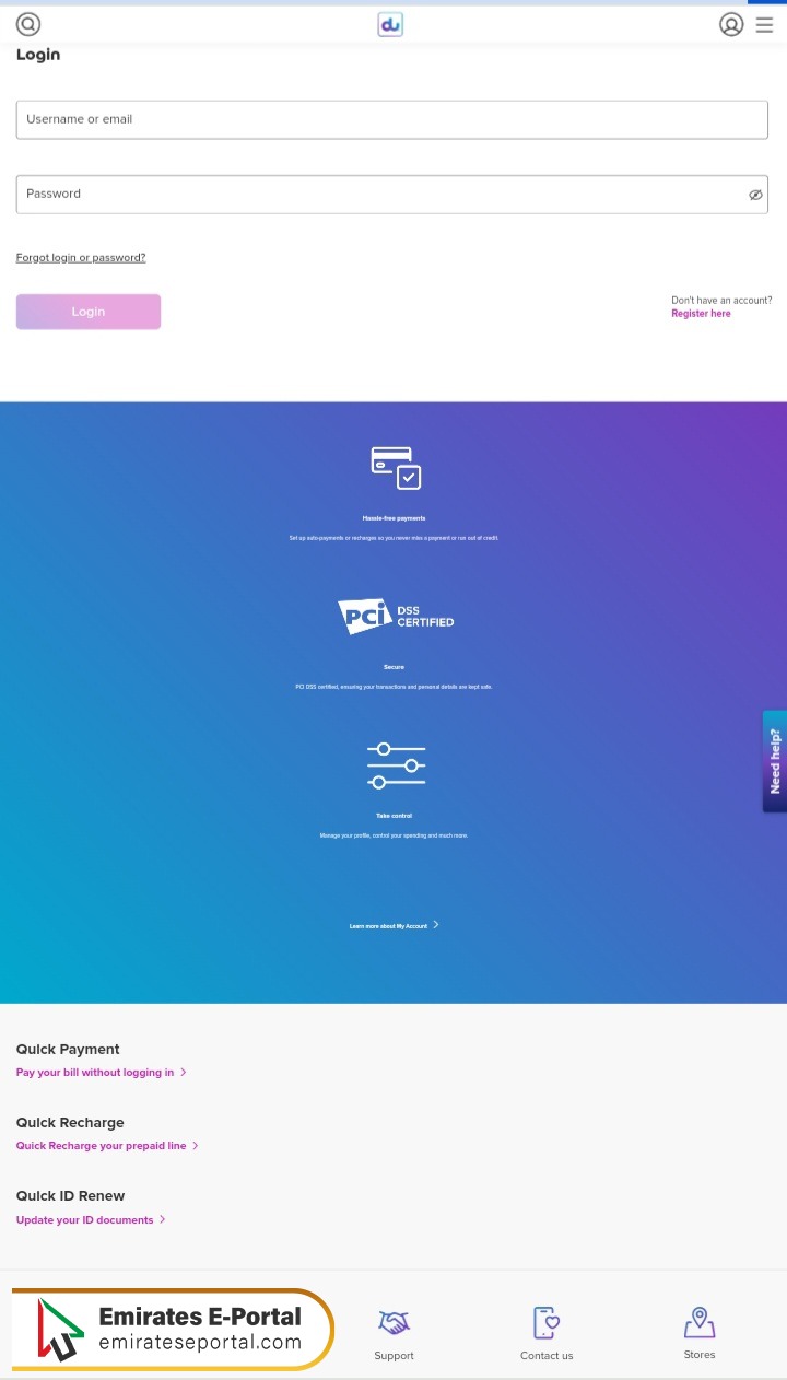 How to Recharge Du Online? - Emirates E-Portal