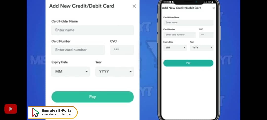 Hafilat Card Recharge Online - Emirates E-Portal
