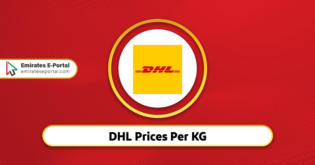 DHL Prices Per KG 2026 - Emirates E-Portal