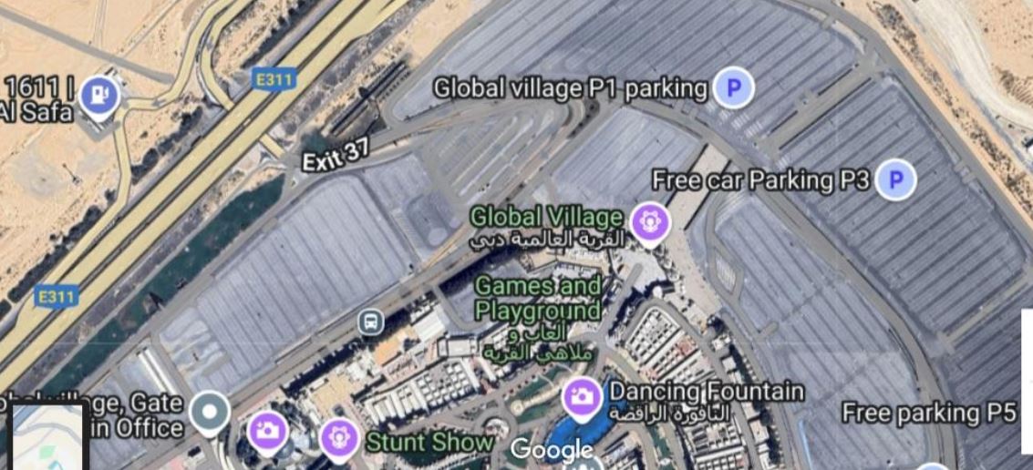 Global Village Map 2025 - Emirates E-Portal