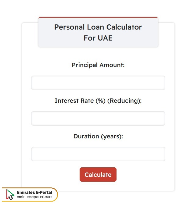Personal Loan EMI Calculator UAE – Know Your EMI Instantly